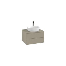 Villeroy & Boch V&B Waschtischunterschrank mit Frontstruktur Antao 60x36x50cm, HL, WBP-farbe Lac, wh. m Lac ; Villeroy & Boch (K18150MT)