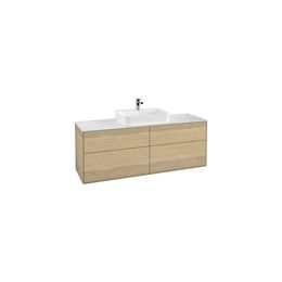 Villeroy & Boch V&B Waschtischunterschrank Finion 160x60,3cm, Abd.-Pl. wh. m, Oak Veneer ; Villeroy & Boch (F44100PC)