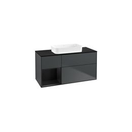 Villeroy & Boch V&B Waschtischunterschrank Finion 120x60 cm, Rg li bla m Lac, md bl. m Lac ; Villeroy & Boch (F702PDHG)