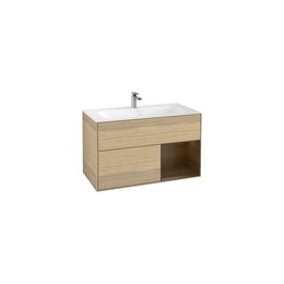 Villeroy & Boch V&B Waschtischunterschrank Finion Regal rechts Walnut veneer, Oak Veneer ; Villeroy & Boch (F040GNPC)