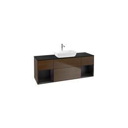 Villeroy & Boch V&B Waschtischunterschrank Finion 160cm, Pl bla m, Reg bla m Lac, wal ven ; Villeroy & Boch (F862PDGN)