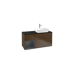 Villeroy & Boch V&B Waschtischunterschrank Finion 120cm, Pl bla m, Reg md m Lac, wal ven ; Villeroy & Boch (F802HGGN)