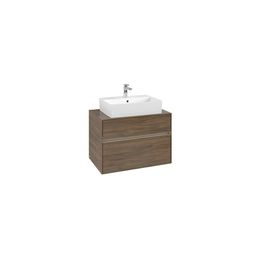 Villeroy & Boch V&B Waschtischunterschrank Collaro 80x54,8x50cm, WT mi, LED 5,7 W, Ariz. Oa ; Villeroy & Boch (C124B0VH)
