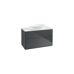 Villeroy & Boch V&B Waschtischunterschrank Wandbeleuchtung Finion 100x60,3cm, Abd.-Pl. wh. m, md bl. m Lac ; Villeroy & Boch (GA0100HG)