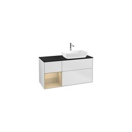 Villeroy & Boch V&B Waschtischunterschrank Finion 120cm, Pl bla m, Reg Oa ven, wh. m Lac ; Villeroy & Boch (F802PCMT)