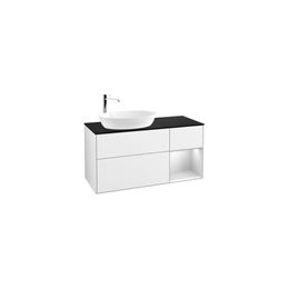 Villeroy & Boch V&B Waschtischunterschrank Finion 120cm, Pl b m, Rg wh. m Lac, glo wh. Lac ; Villeroy & Boch (F932MTGF)