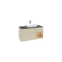 Villeroy & Boch V&B Waschtischunterschrank Finion 120cm, Pl bla m, Reg Oa ven, si Gr m Lac ; Villeroy & Boch (F832PCHJ)