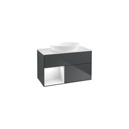 Villeroy & Boch V&B Waschtischunterschrank Wandbeleuchtung Finion 100, Pl w m, Rg g wh. Lac, md bl. m Lac ; Villeroy & Boch (GA11GFHG)