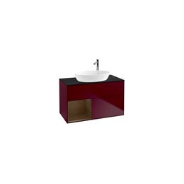Villeroy & Boch V&B Waschtischunterschrank Wandbeleuchtung Finion 100, Abd.-Pl. bla m, Reg wal ven, Peo m ; Villeroy & Boch (G892GNHB)