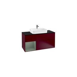 Villeroy & Boch V&B Waschtischunterschrank Wandbeleuchtung Finion 120cm, Pl b m, Reg li Oli. m Lac, Peo m ; Villeroy & Boch (G412GMHB)