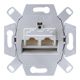 Jung Datendose Cat6 2x8-pol.für 2 Term. UAE 8-8 UPOK6 (UAE8-8UPOK6)