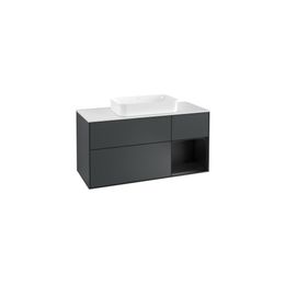 Villeroy & Boch V&B Waschtischunterschrank Finion 120cm, Pl w m, Rg r b m La, md bl. m Lac ; Villeroy & Boch (F301PDHG)