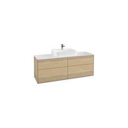 Villeroy & Boch V&B Waschtischunterschrank Finion 160x60,3cm, Abd.-Pl. wh. m, Oak Veneer ; Villeroy & Boch (F19100PC)
