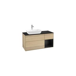 Villeroy & Boch V&B Waschtischunterschrank Wandbeleuchtung Finion 120cm, Pl bla m, Reg bla m Lac, Oa ven ; Villeroy & Boch (G812PDPC)