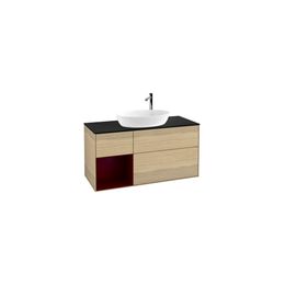 Villeroy & Boch V&B Waschtischunterschrank Wandbeleuchtung Finion 120cm, Pl bla m, Reg Peo m Lac, Oa ven ; Villeroy & Boch (G942HBPC)