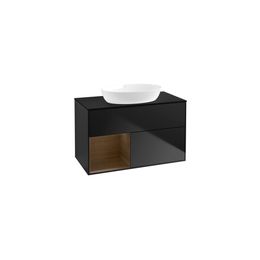 Villeroy & Boch V&B Waschtischunterschrank Finion 100, Pl bla m, Reg wal ven, bla m Lac ; Villeroy & Boch (FA12GNPD)