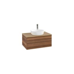 Villeroy & Boch V&B Waschtischunterschrank ohne Frontstruktur Antao 80x36x50cm, HL, WBP hon. Oa, w. wal ; Villeroy & Boch (K19051HM)