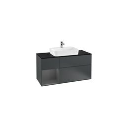 Villeroy & Boch V&B Waschtischunterschrank Wandbeleuchtung Finion 120cm, Pl b m, Rg l A m, md bl. m Lac ; Villeroy & Boch (G412GKHG)