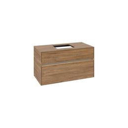Villeroy & Boch V&B Waschtischunterschrank Collaro 100x54,8x50cm, WT mi, LED 7,3 W, Kan Oa ; Villeroy & Boch (C125B0RH)
