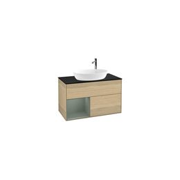 Villeroy & Boch V&B Waschtischunterschrank Wandbeleuchtung Finion 100, Pl bla m, Reg Oli. m Lac, Oa ven ; Villeroy & Boch (G892GMPC)