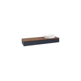 Villeroy & Boch V&B Waschtischunterschrank ohne Frontstruktur Antao 160x50cm, WBP-farbe w. wal, md bl. m Lac ; Villeroy & Boch (K16012HG)