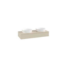 Villeroy & Boch V&B Waschtischunterschrank ohne Frontstruktur, mit Beleuchtung Antao 120x19x50cm, WBP botti., si Gr m Lac ; Villeroy & Boch (L13013HJ)