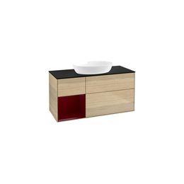 Villeroy & Boch V&B Waschtischunterschrank Finion 120cm, Pl bla m, Reg Peo m Lac, Oa ven ; Villeroy & Boch (FA62HBPC)