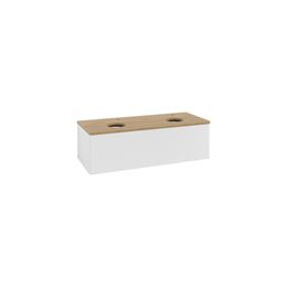 Villeroy & Boch V&B Waschtischunterschrank mit Frontstruktur, mit Beleuchtung Antao 120x36x50cm, HL, WBP hon. Oa, g wh. Lac ; Villeroy & Boch (L35151GF)