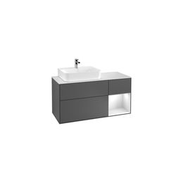 Villeroy & Boch V&B Waschtischunterschrank Wandbeleuchtung Finion 120cm, Pl w m, Rg l si G m La, bla m Lac ; Villeroy & Boch (G151HJPD)