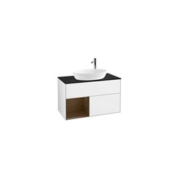 Villeroy & Boch V&B Waschtischunterschrank Wandbeleuchtung Finion 100, Pl bla m, Reg wal ven, glo wh. Lac ; Villeroy & Boch (G892GNGF)