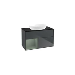 Villeroy & Boch V&B Waschtischunterschrank Finion 100, Pl b m, Rg Oli. m Lac, md bl. m Lac ; Villeroy & Boch (FA12GMHG)