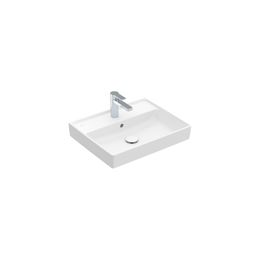 Villeroy & Boch V&B Waschtisch Collaro 55x44cm, m &Uuml;berlauf, stone white C-plus ; Villeroy & Boch (4A3355RW)