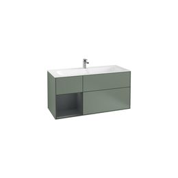 Villeroy & Boch V&B Waschtischunterschrank Wandbeleuchtung Finion 119,6x59,1cm, Rg l md b m La, Oli. m Lac ; Villeroy & Boch (G060HGGM)