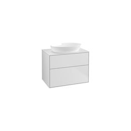 Villeroy & Boch V&B Waschtischunterschrank Wandbeleuchtung Finion 80x60,3cm, Abd.-Pl. wh. m, wh. m lacquer ; Villeroy & Boch (G99100MT)