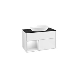 Villeroy & Boch V&B Waschtischunterschrank Finion 100, Pl b m, Reg wh. m Lac, glo wh. Lac ; Villeroy & Boch (FA12MTGF)