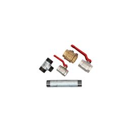 Floraworld Doppelter Pumpenstock 400mm AG 1 1/4Z seitlich 1Z (11156)