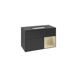 Villeroy & Boch V&B Waschtischunterschrank Finion 100x60,3 cm, Rg r si Gr m Lac, bla m Lac ; Villeroy & Boch (F662HJPD)