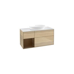 Villeroy & Boch V&B Waschtischunterschrank Wandbeleuchtung Finion 120cm, Pl wh. m, Reg wal ven, Oa ven ; Villeroy & Boch (GA61GNPC)