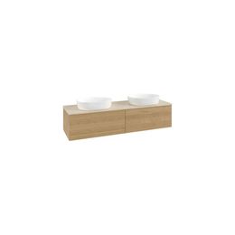 Villeroy & Boch V&B Waschtischunterschrank mit Frontstruktur Antao 160x36x50cm, WBP-farbe botti., honey oak ; Villeroy & Boch (K39113HN)