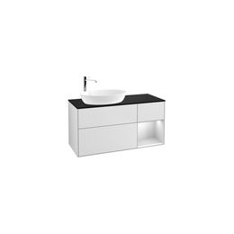 Villeroy & Boch V&B Waschtischunterschrank Finion 120cm, Pl b m, Reg wh. m Lac, wh. m Lac ; Villeroy & Boch (F932MTMT)