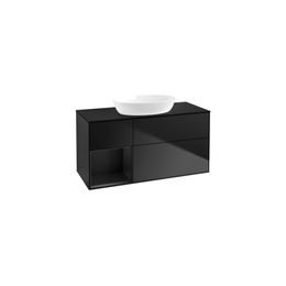 Villeroy & Boch V&B Waschtischunterschrank Finion 120cm, Pl b m, Reg bla m Lac, bla m Lac ; Villeroy & Boch (FA62PDPD)