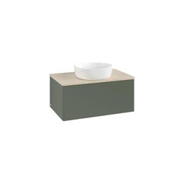 Villeroy & Boch V&B Waschtischunterschrank ohne Frontstruktur -Beleuchtung Antao 80x36x50cm, WBP botti., lea gre. m Lac ; Villeroy & Boch (L30013HL)