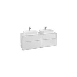 Villeroy & Boch V&B Waschtischunterschrank Wandbeleuchtung Finion 160x60,3cm, EM, Pl wh. m, wh. m Lac ; Villeroy & Boch (G43100MT)