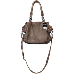 FREDsBRUDER Handtasche gross Leder Damen Größe One Size Second Hand braun