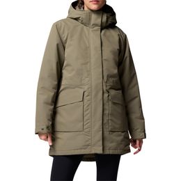 Columbia Pulaski Damen Parka olive L - Damenjacken