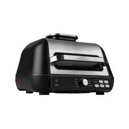 Ninja Foodi MAX PRO Grill & Hei&szlig;luftfritteuse AG651EU, Elektrogrill schwarz/grau, 2.460 Watt