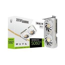 Zotac GeForce RTX 5060 Ti Twin Edge OC 16GB White Edition, Grafikkarte DLSS 4, 3x DisplayPort, 1x HDMI 2.1