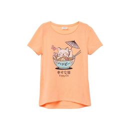 s.Oliver T-Shirt Mädchen Größe 128/134 hellblau / orange / rosa