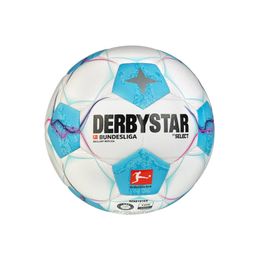 Derbystar Ball 'Bundesliga Brillant Replica v24' Herren Gr&ouml;&szlig;e 4 aqua / schwarz / wei&szlig;