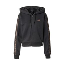 adidas Sportswear Athletic Zip-Up Hoodie '3S' female Black size L